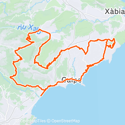 Calpe 7 | 124.3 km Cycling Route on Strava