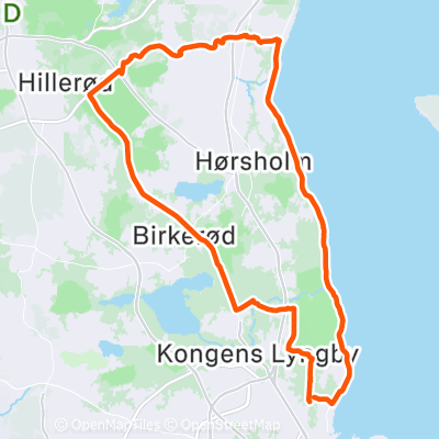 Virum - Hillerød - Humlebæk | 71.4 km Cycling Route on Strava