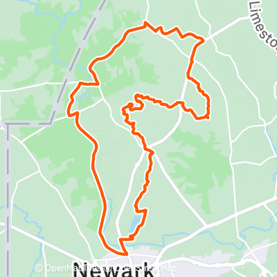 15 mile gravel White Clay loop | 15.7 mi Running Route on Strava