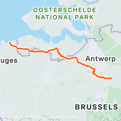 Knokke naar huis 124 km 2023 | 123.9 km Cycling Route on Strava