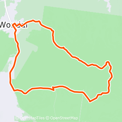 Wondai Forest Loop 29km | 29.5 km Cycling Route on Strava