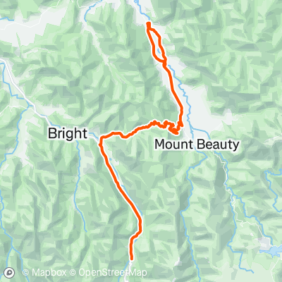 Harrietville Return | 113.6 km Cycling Route on Strava