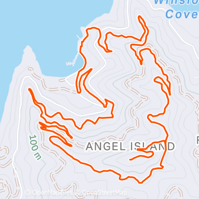 Angel Island Summit Loop (North Ridge Trail - Sunset Trail Loop Mount ...