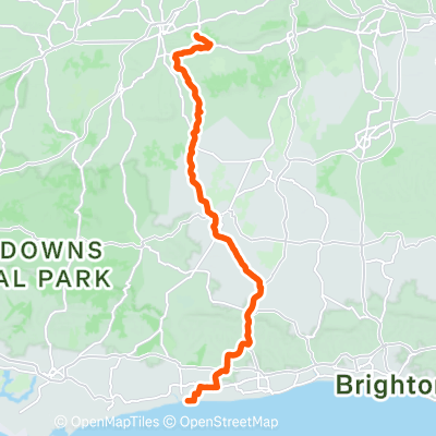 M/C Ride Return from Littlehampton | 69.6 km Cycling Route on Strava