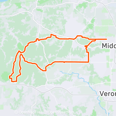 Mid to Blue Mound Route | 47.0 mi Cycling Route on Strava