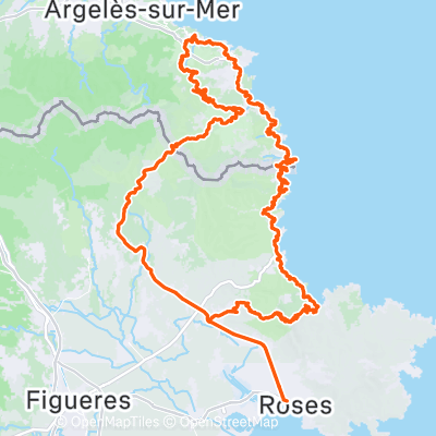 Roses-Sant Pere de Rodes-Collioure-Tour du Madeloc-Coll de Banyuls ...