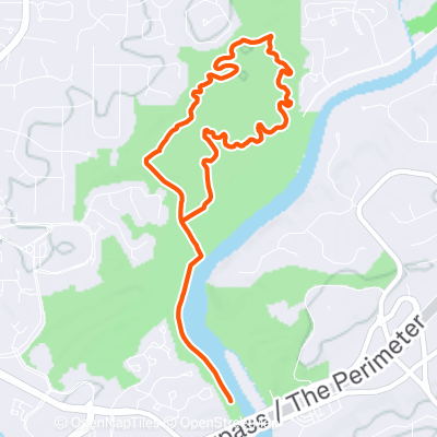 Cochran Shoals Long Loop (5 mile) | 5.2 mi Running Route on Strava