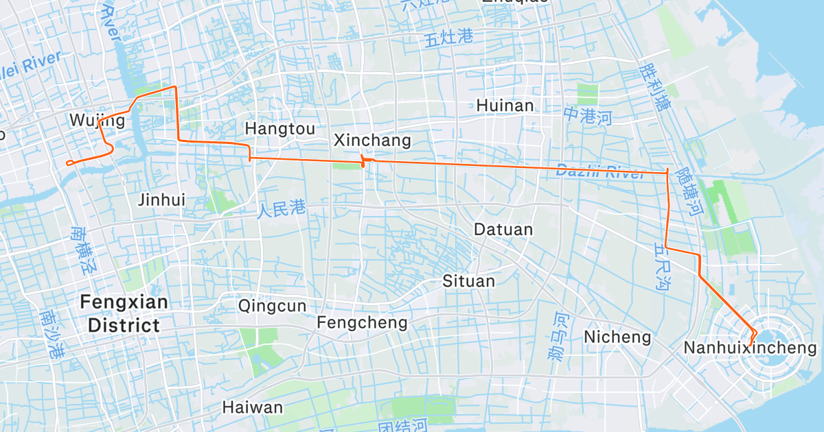 大治河-滴水湖-大治河 | Strava