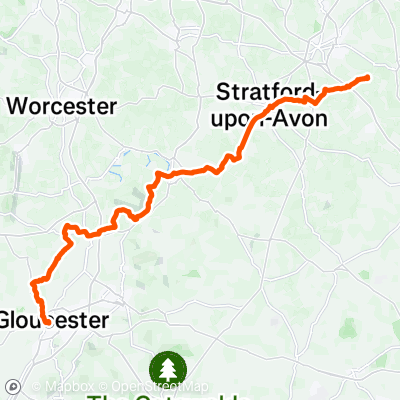 Harbury to Gloucester | 63.3 mi Cycling Route on Strava