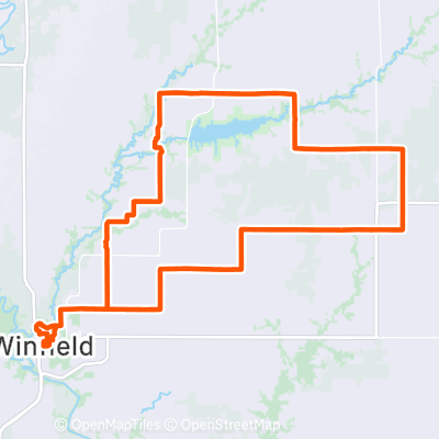 Floral Church/Winfield Lake/Burden | 46.7 mi Cycling Route on Strava