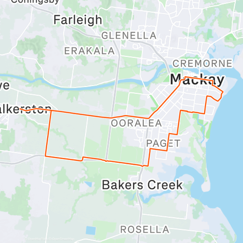 Walkerston #1 | 41.6 km Cycling Route on Strava