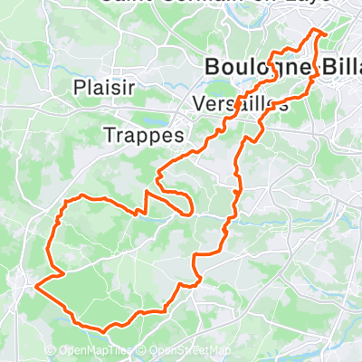 Clairefontaine 123km 1150D+ 5H | 123.3 km Cycling Route on Strava