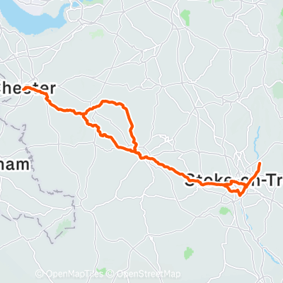 Chester | 88.0 mi Cycling Route on Strava