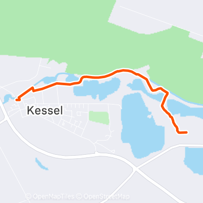 Wandelroute Kessel - Graefenthal | 3.4 km Walking Route on Strava