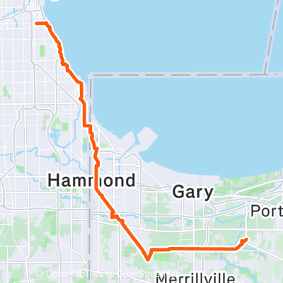 80 mile - Chicago to Hobart, IN | 82.8 mi Cycling Route on Strava