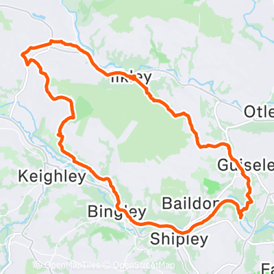 Addingham - Canal - Shipley - Esholt - Burley Loop | 31.3 mi Mountain ...