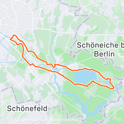 Treptower Park -> Müggelsee -> Wuhlheide Loop | 30.3 mi Cycling Route ...