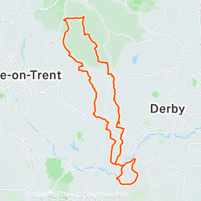 Midland Monster Long 103 miles 17th May 2015 | 102.1 mi Cycling Route ...
