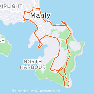 Runsoc Manly Long | 12.5 km Running Route on Strava