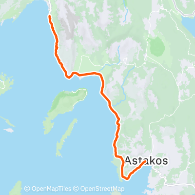 Astakos shortest | 57.6 mi Cycling Route on Strava