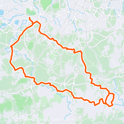 Crowhurst Recce - 1 lap version | 66.2 mi Cycling Route on Strava