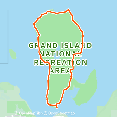 Grand Island Loop | 20.4 mi Trail Running Route on Strava