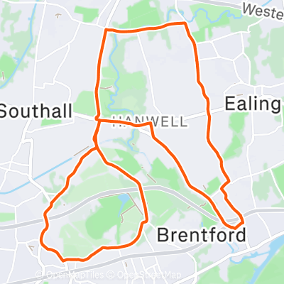 Hanwell Osterley | 22.3 km Cycling Route on Strava