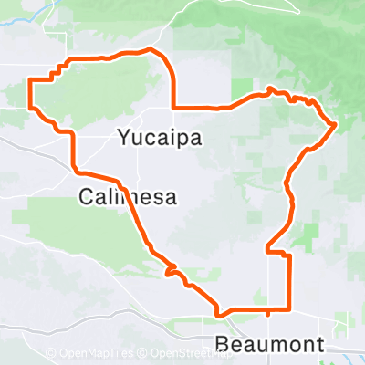 Calimesa Boulevard-Sand Canyon Road-Mill Creek Road | 38.0 mi Cycling ...