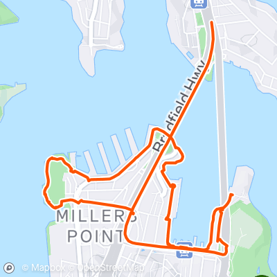 Cahil Walk - Barangaroo - Opera House | 4.8 mi Running Route on Strava