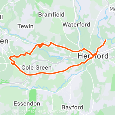 folding hertford | 20.8 km Cycling Route on Strava