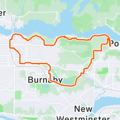 Burnaby mixed surface loop | 39.3 km Cycling Route on Strava