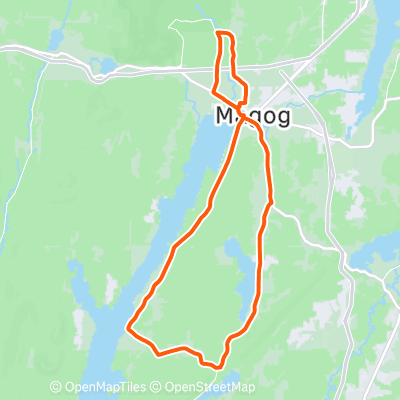 MAPPA - Estrie - Orford vers Georgeville et Fitch Bay | 69.8 km Cycling ...