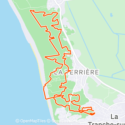 Trail la Tranche sur Mer | 21.8 km Trail Running Route on Strava