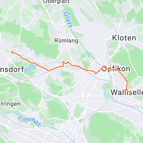 Watt-Wallisellen | 12.4 km Road Running Route on Strava