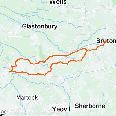 Bruton Langport Clock 71K | 70.8 km Cycling Route on Strava