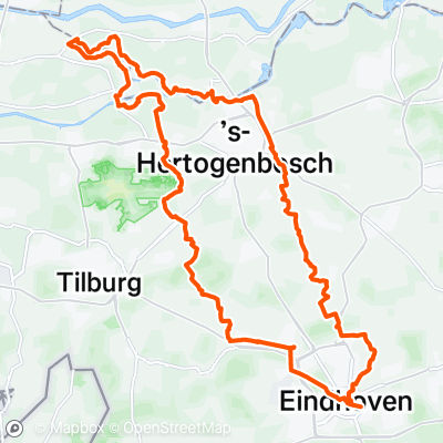 Andel weg 160km | 157.3 km Cycling Route on Strava