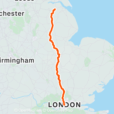 Wrawby to London | 182.5 mi Cycling Route on Strava