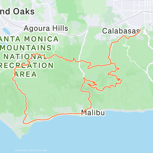 Mulholland-RockStore-Kanan-PCH-Piuma-Stunt | 84.8 km Road Cycling Route ...