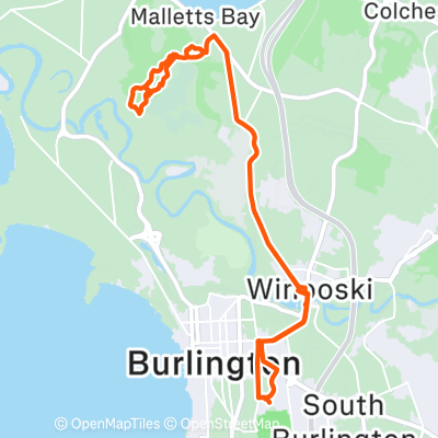 UVM to Colchester woods | 19.4 mi Cycling Route on Strava