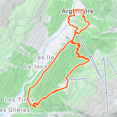 Argentrail - Trail des Grands Montets | 14.1 km Trail Running Route on ...