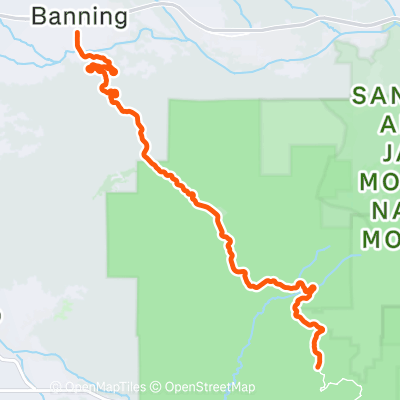 Banning - Hwy 243 | 68.3 km Cycling Route on Strava