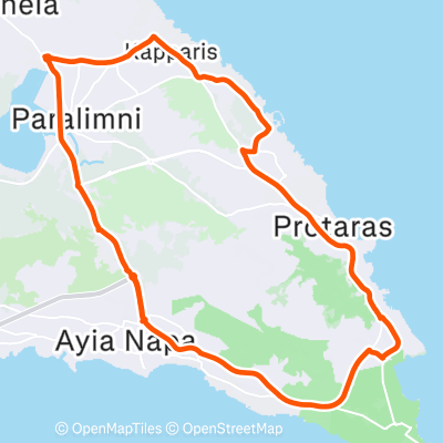 20m Protaras | 20.4 mi Cycling Route on Strava