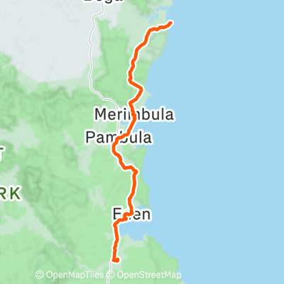 E11 Kiah to Tathra Hotel | 64.7 km Cycling Route on Strava
