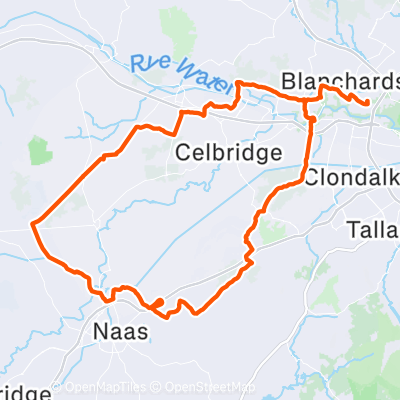 82km 496m Saggart Sallins Prosperous | 82.4 km Cycling Route on Strava