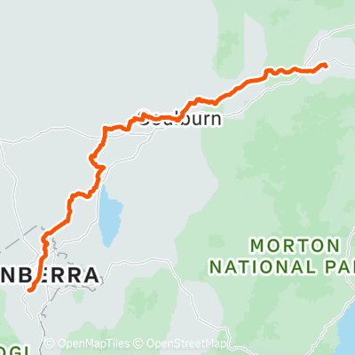 Peppers 2 Canberra | 209.1 km Cycling Route on Strava