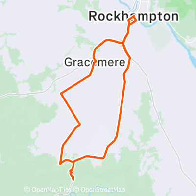 Mount Morgan Range + Kabra from Quay St | 85.3 km Cycling Route on Strava