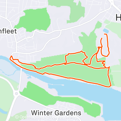 Benfleet 15 Recce Short 2 | 7.3 mi Running Route on Strava