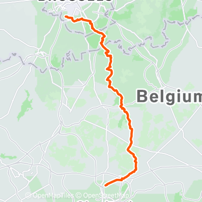 Charleroi ️- Forest | 64.0 km Cycling Route on Strava