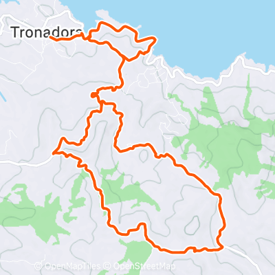 Tronadora GDM El Lago | 24.2 km Running Route on Strava