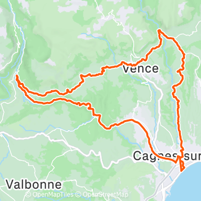 #9 le Vallon Rouge via St Jeanette and La Gaude | 52.5 km Cycling Route ...